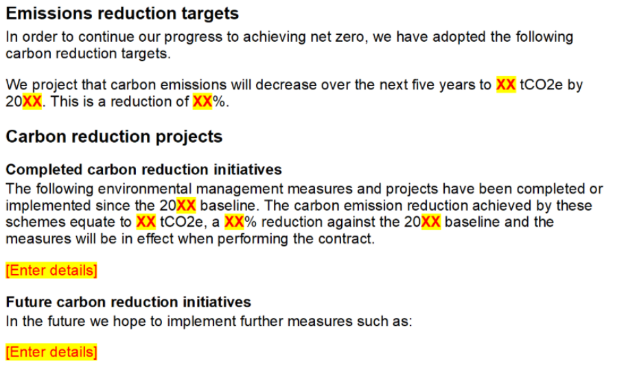 How To Create a Carbon Reduction Plan for PPN 006 Tunley Environmental