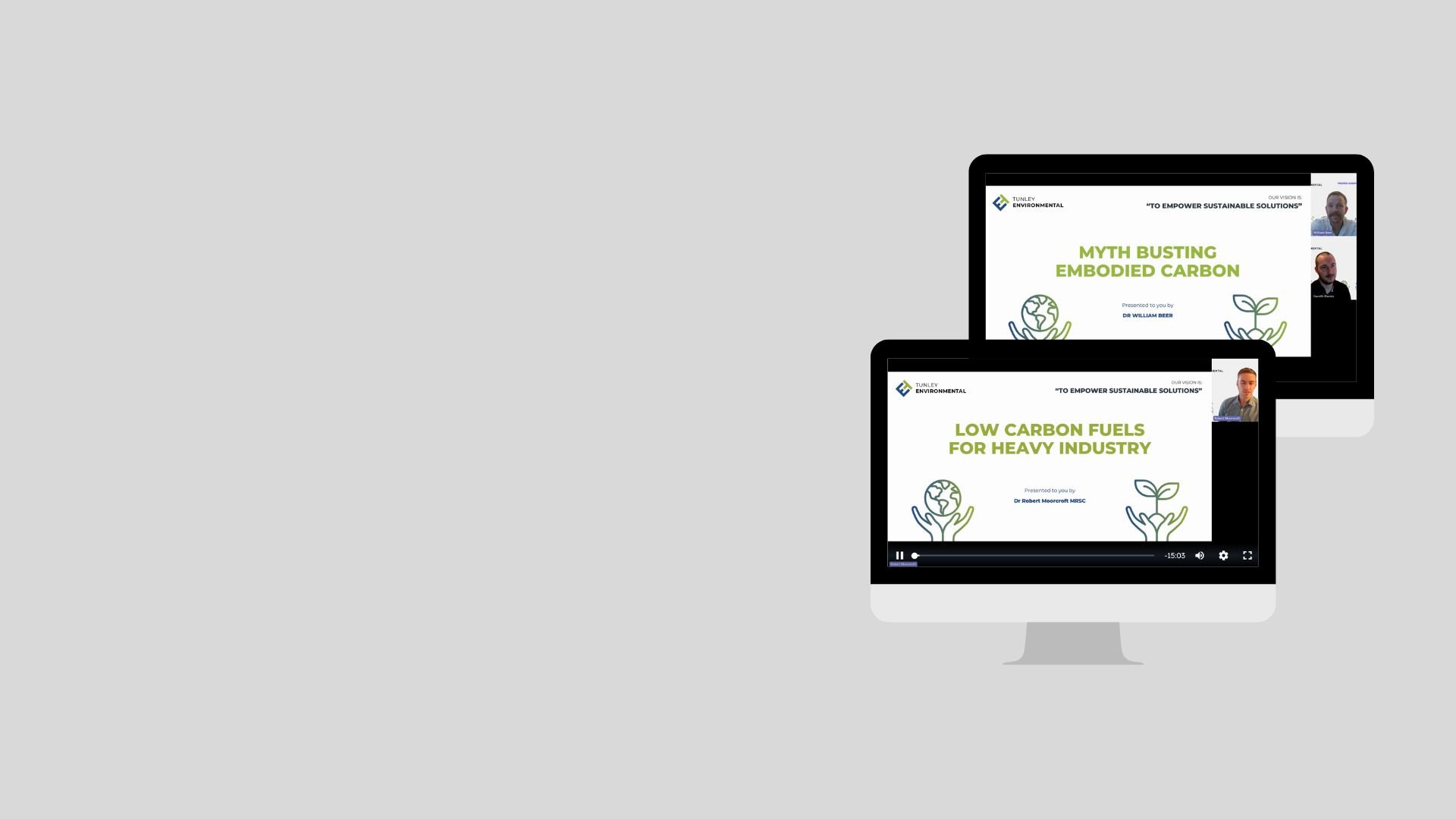 Sustainability Webinars By Tunley Environmental